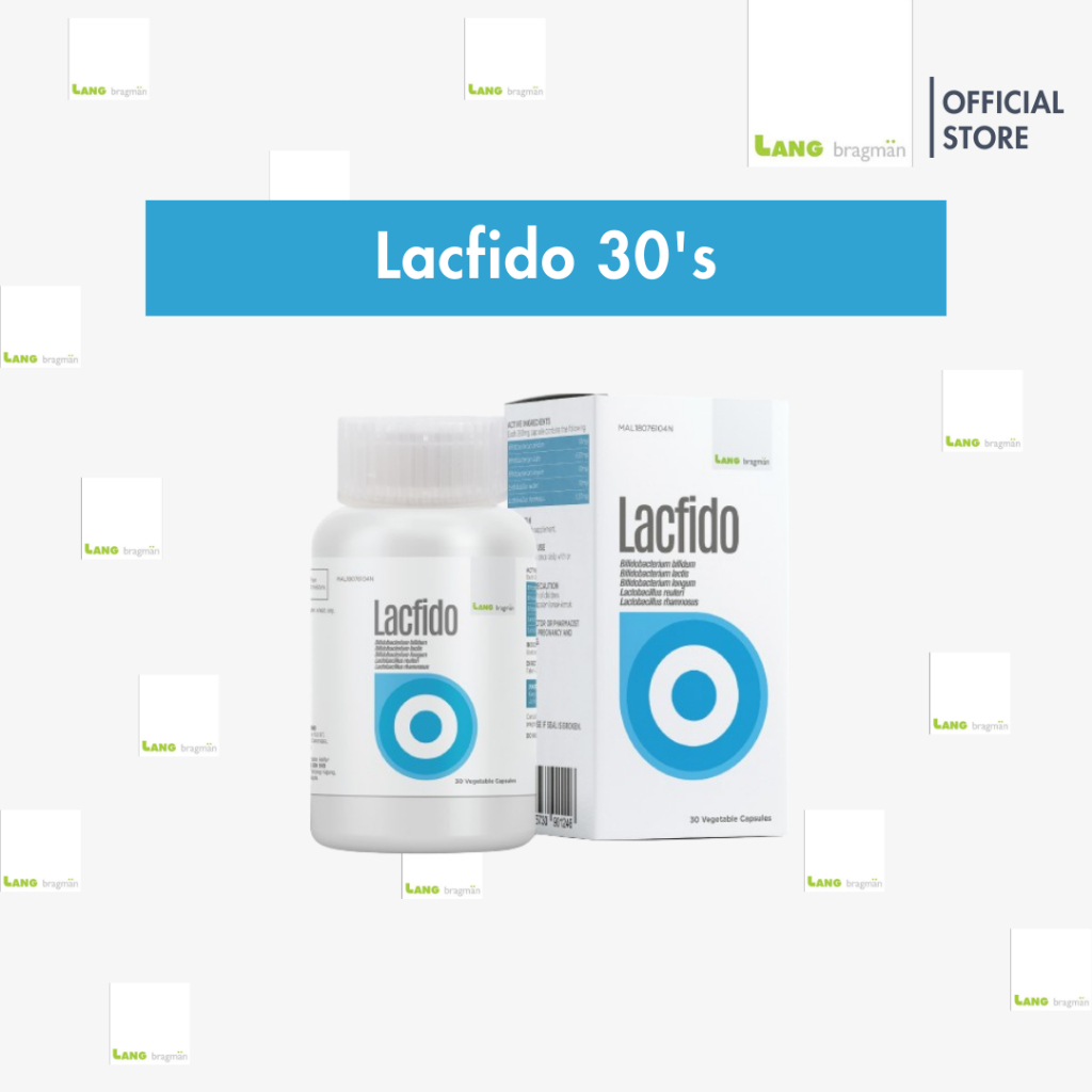 Lang Bragman Lacfido 10B Multiblend Probiotic Capsule 30s, 90s | Shopee ...