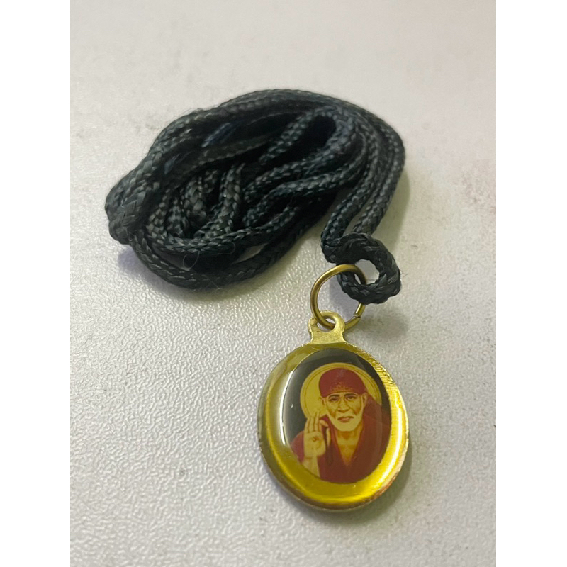 2 Sided Shirdi Sai Baba Locket with black string | Shopee Malaysia