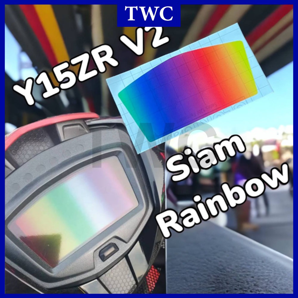 TWC YAMAHA Y15ZR V2 TINTED STICKER METER / SMOKE / BLACK / YELLOW / YELLOW MILI Y15 ZR YSUKU ...
