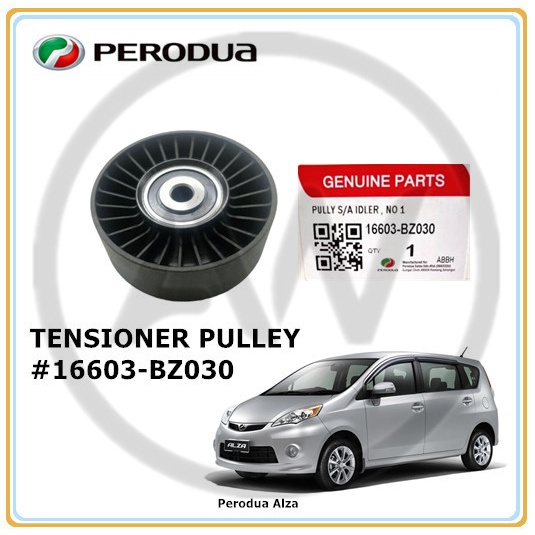Original Perodua Alza 1.5 2009-2022 Fan Belt Tensioner Idle Pulley ...