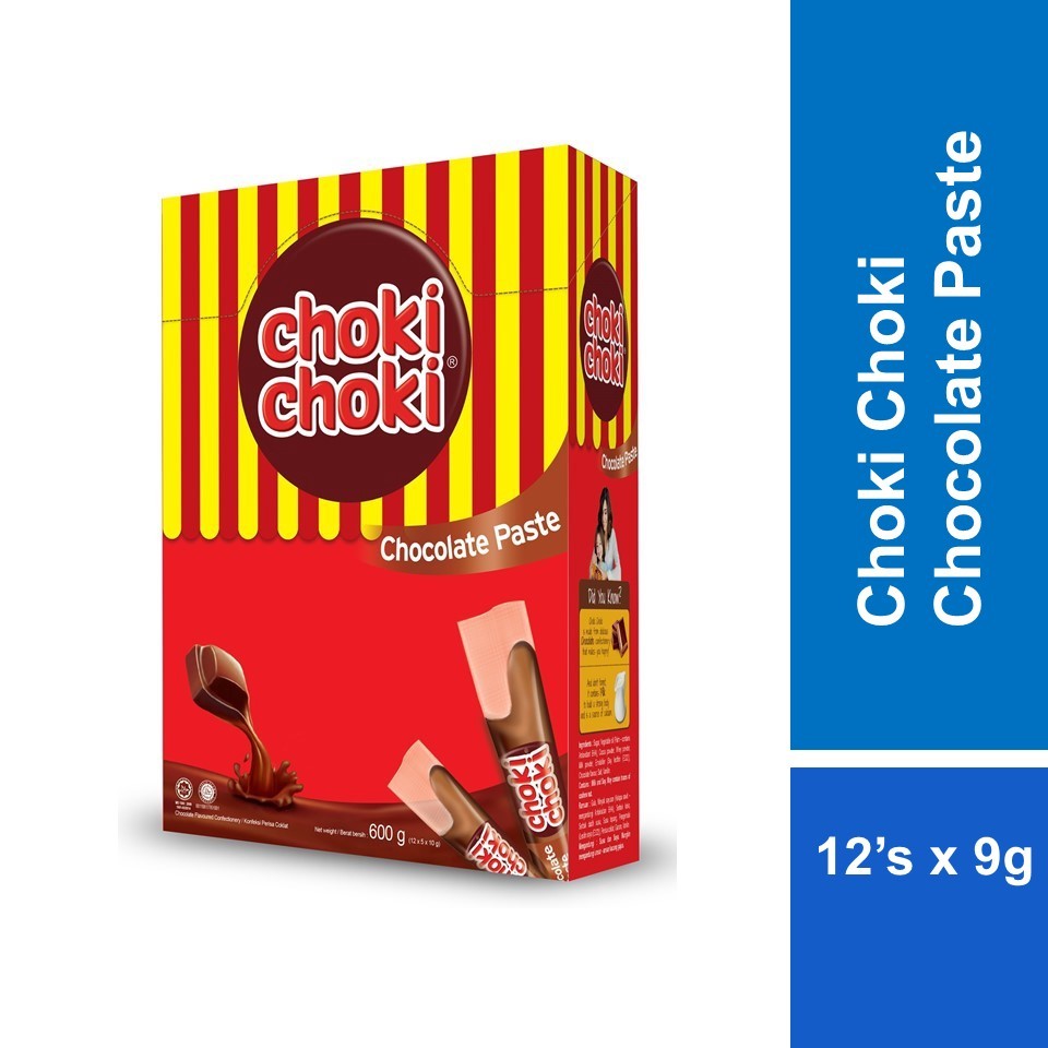 Choki Choki Chocolate Paste 12's x 9g | Shopee Malaysia