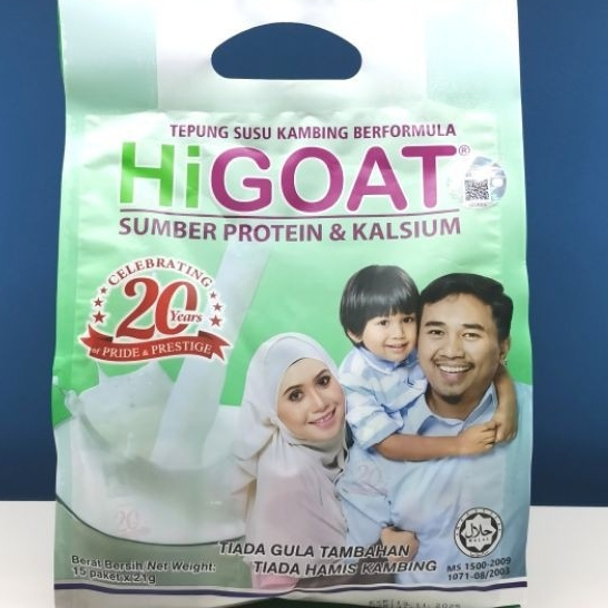 Hi GOAT: Susu Kambing (21gm x 15 pkts) EXp: 21/09/2026 | Shopee Malaysia