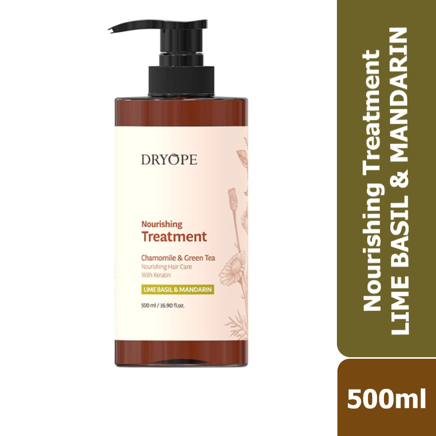 DRYOPE Nourishing Treatment Lime Basil & Mandarin 500ml | Shopee Malaysia