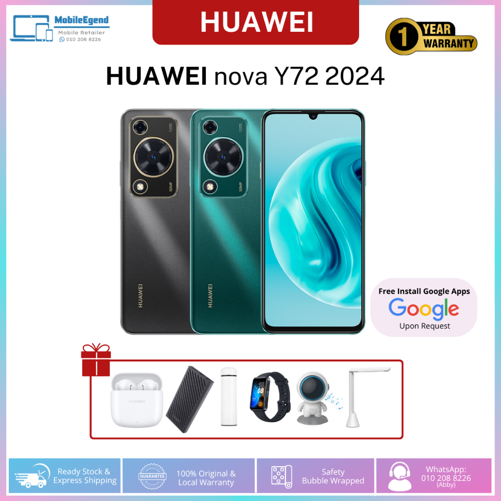 HUAWEI Nova Y72 2024 (8+128GB) | Shopee Malaysia