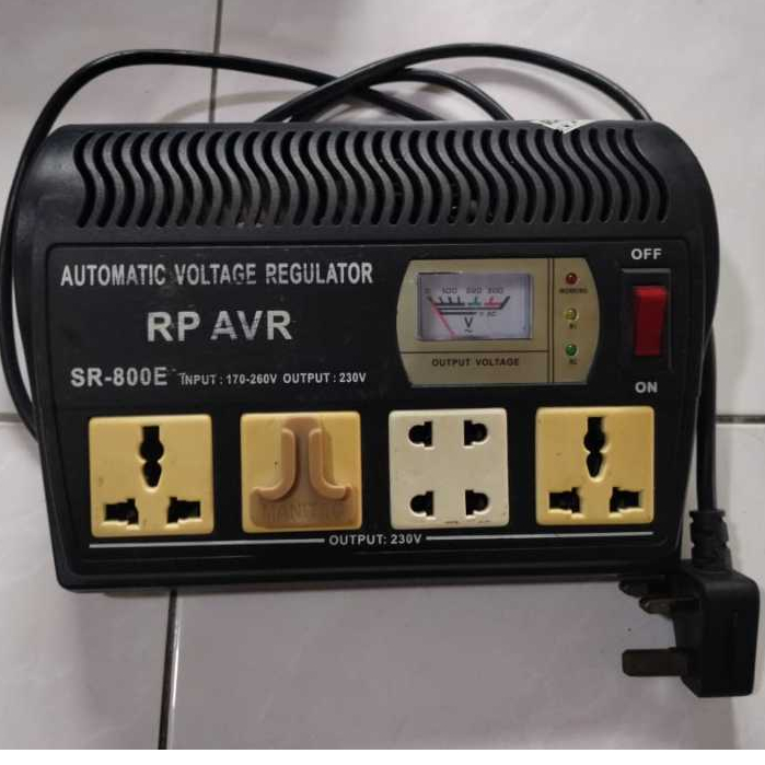 RIGHT POWER AVR 6 in 1 SR- 800E AUTOMATIC VOLTAGE REGULATOR | Shopee ...