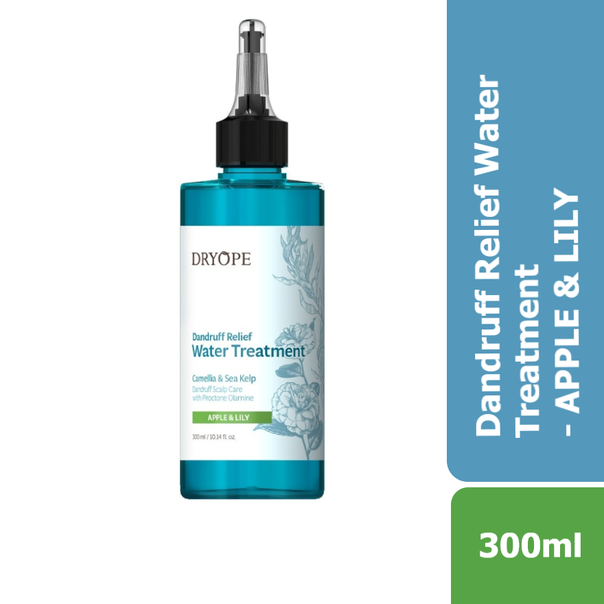 DRYOPE Dandruff Relief Water Treatment Apple & Lily 300ml | Shopee Malaysia