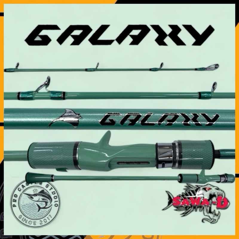 2023 SAWA-D Galaxy Jigging Baitcast & Spinning Rod Butt Joint Solid ...