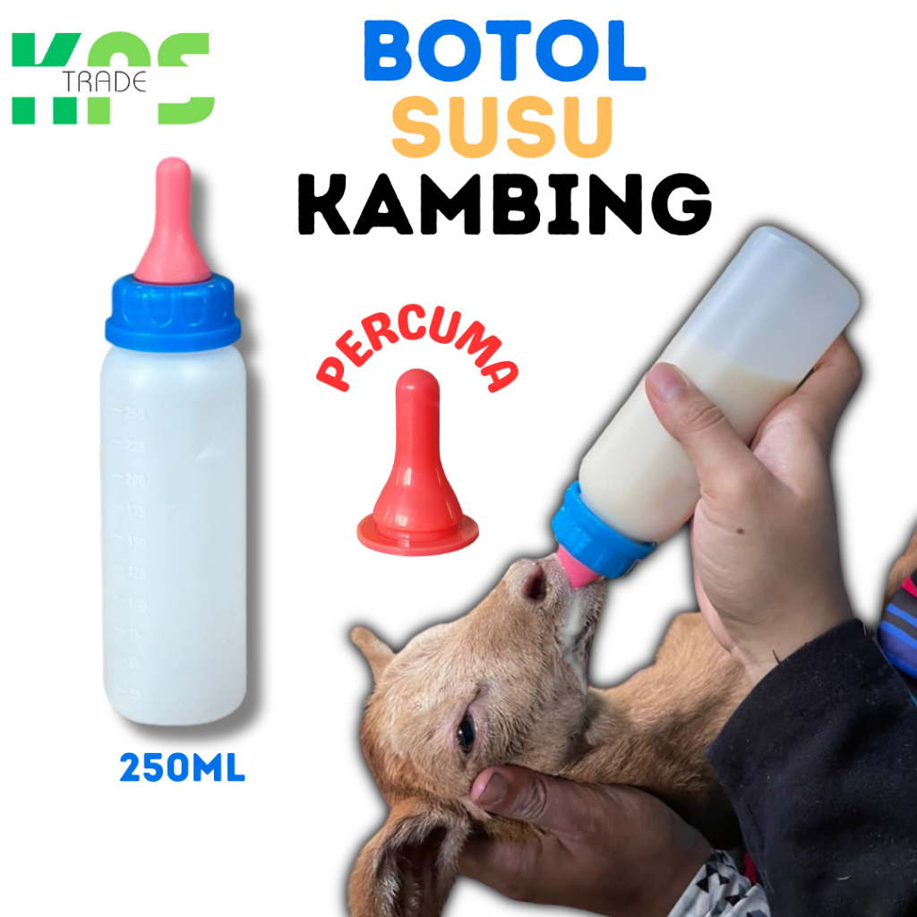 Botol Susu Kambing Biri-biri Haiwan Ternakan Ruminan / Nursing Feeding ...