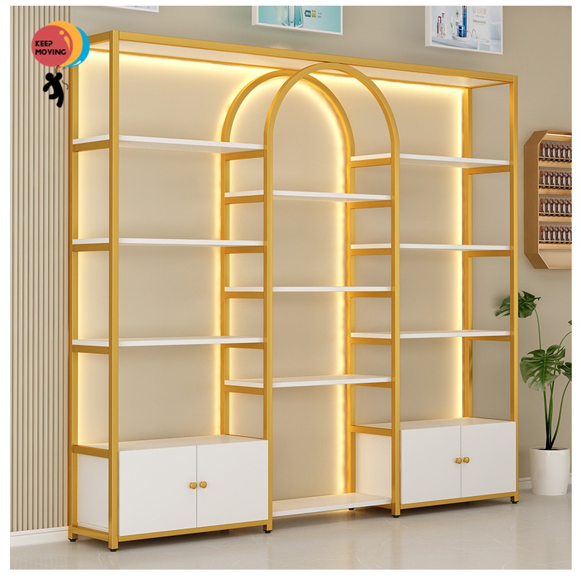 Luxury Display Rack Rack Paparan With Led Lighting Storage Rack Multi ...