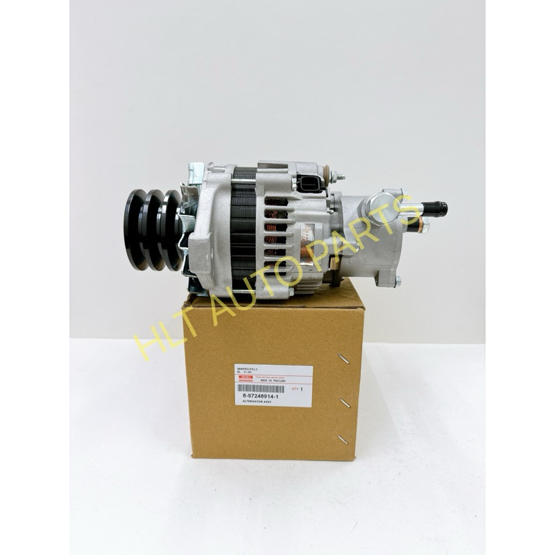 ISUZU ELF NPR PRO , FTR NKR 4HF1/4HJ1/4HG1/4HE1/4HK1 (B-BELT/1PIN/80AMP) 24V ALTERNATOR ASSEMBLY ...