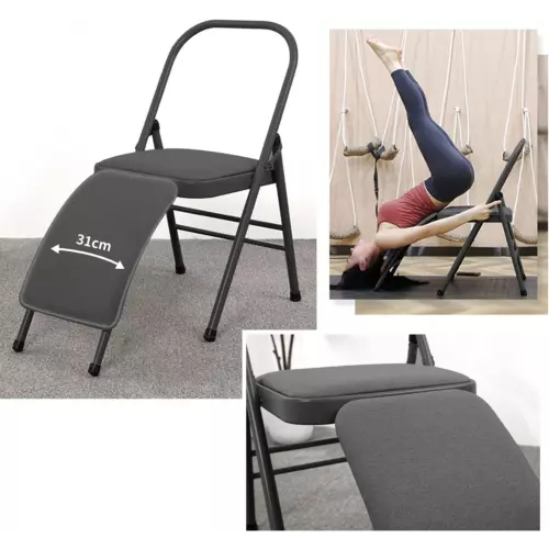 New Shop Discount🔥Yoga Chair Auxiliary Foldable Chair with Lumbar Back ...