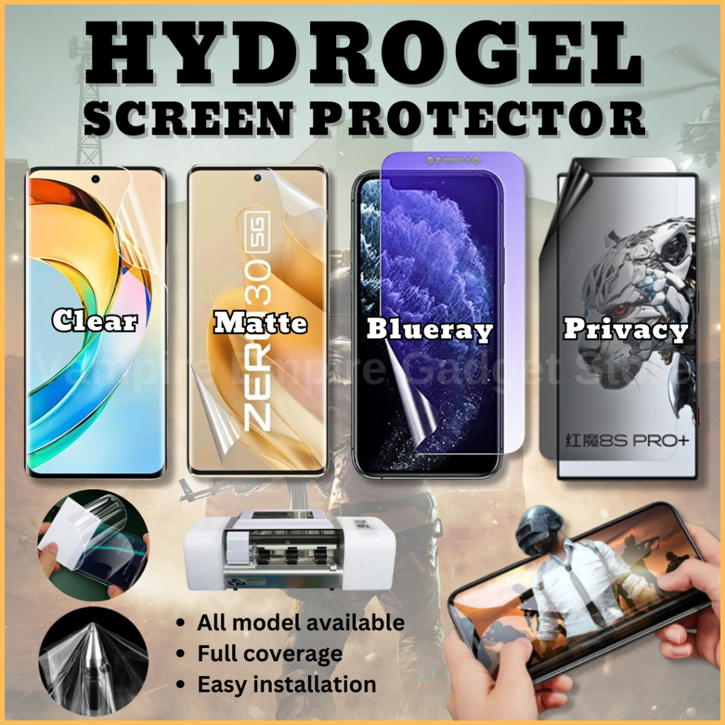 Honor X9c Smart / X9c 5G / X9b 5G / X9a 5G / X9 5G / X8a / X8b / X8 5G / X8 / Hydrogel Screen ...