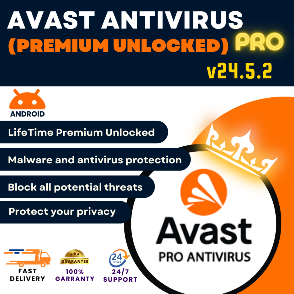Avast Antivirus Mobile Security v24.5.2 (Premium Unlocked) Best ...