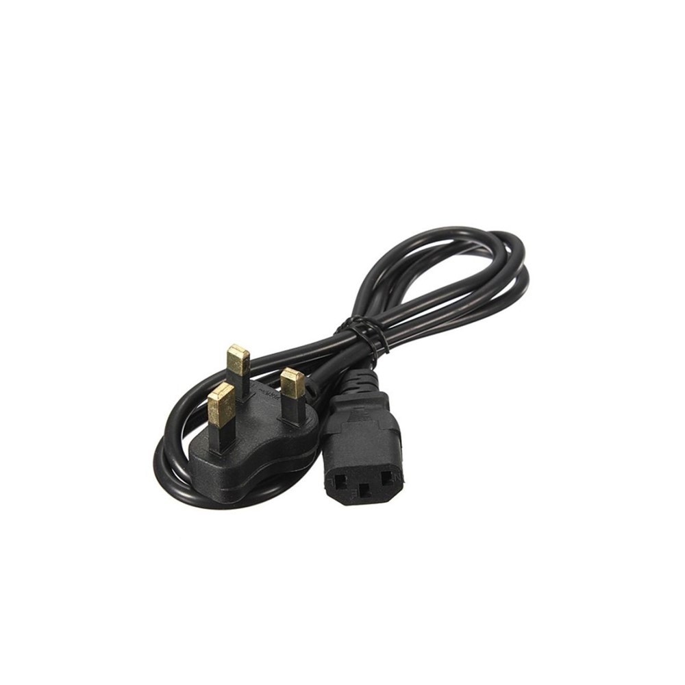 3pin UK Type Power Cord Power Extension Cord Without Fuse For PC ...
