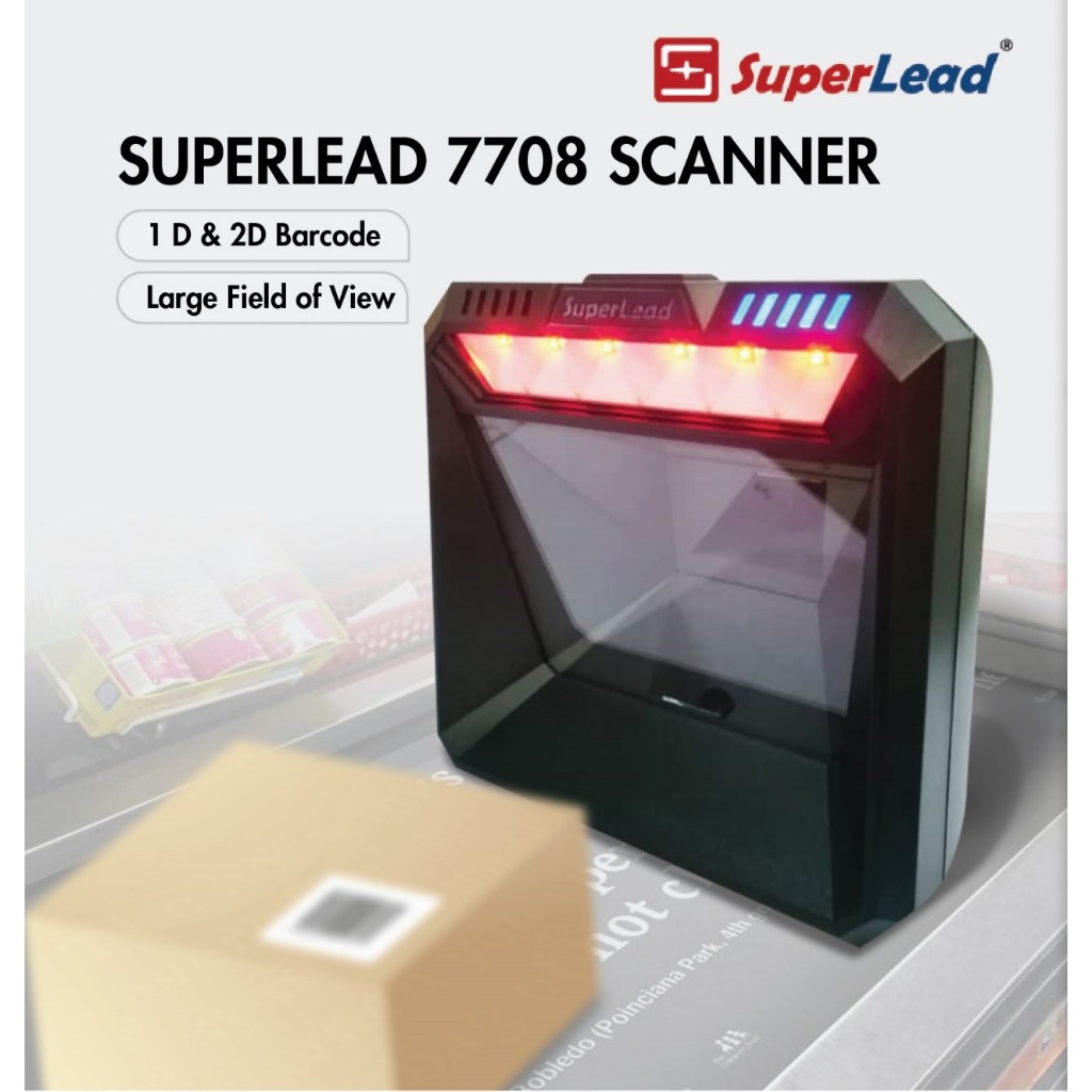 SUPERLEAD 7708 2d 1280*1080 Desktop Barcode Scanner | Shopee Malaysia