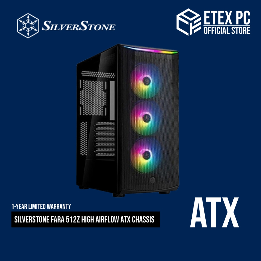 SilverStone FARA 512Z ARGB ATX Chassis - Black # SST-FA512Z-BG | Shopee ...