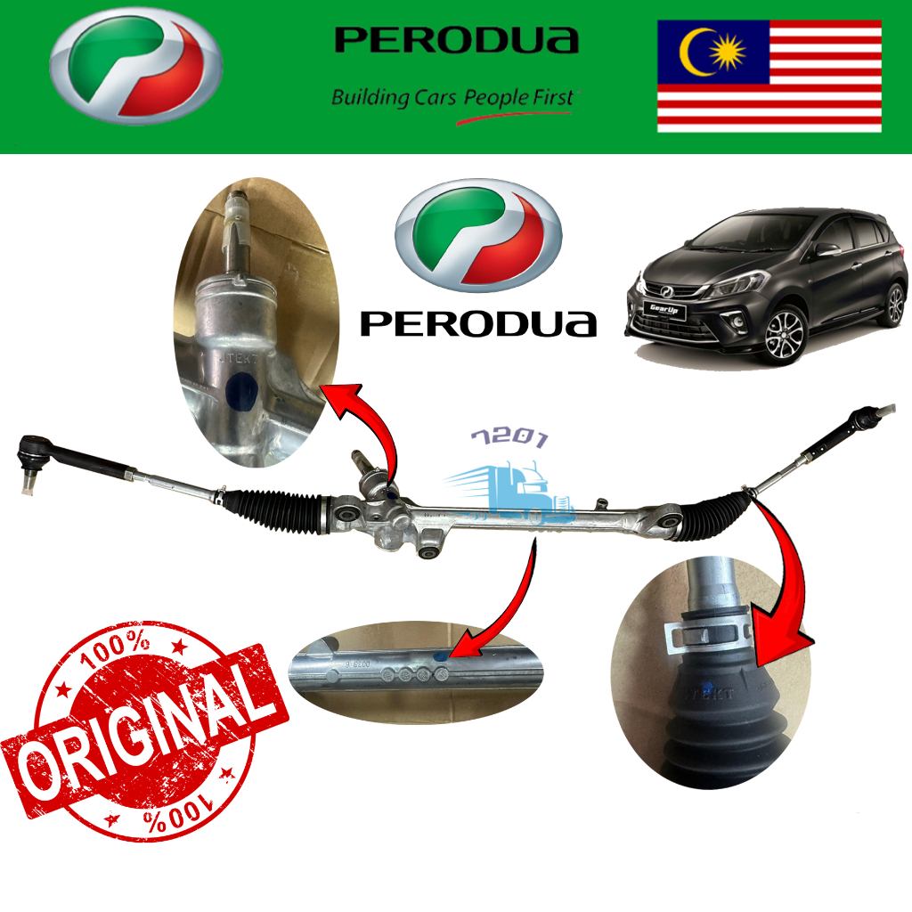 100% ORIGINAL PERODUA MYVI D20N 2018- power steering rack (NEW) with ...