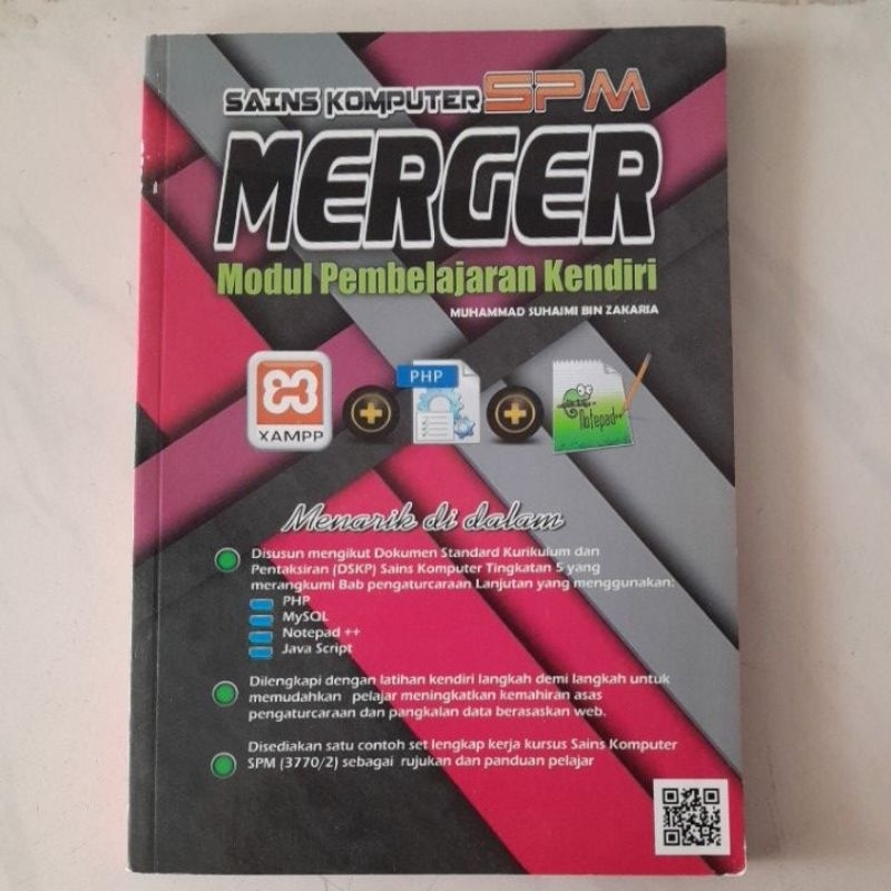 MERGER SAINS KOMPUTER SPM MODUL XAMPP, PHP, MYSQL, JAVASCRIPT | Shopee ... MERGER SAINS KOMPUTER SPM MODUL XAMPP, PHP, MYSQL, JAVASCRIPT | Shopee ...
