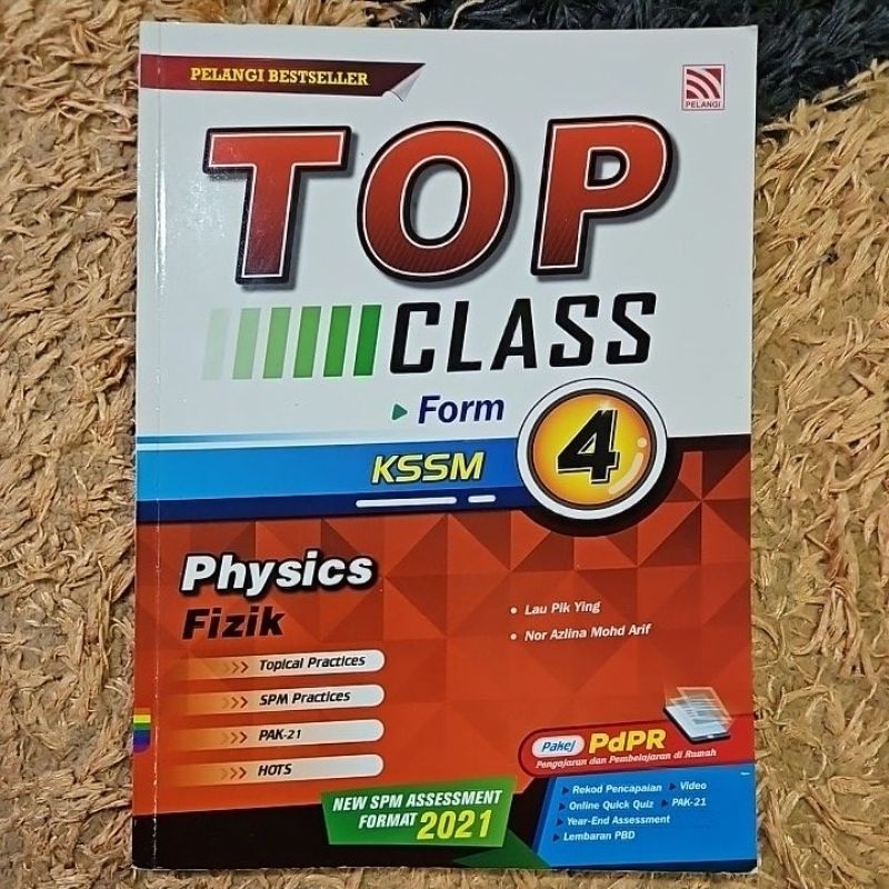 Top Class Form 4 KSSM Fizik Physics [SPM] [DWIBAHASA] [USED] | Shopee ...