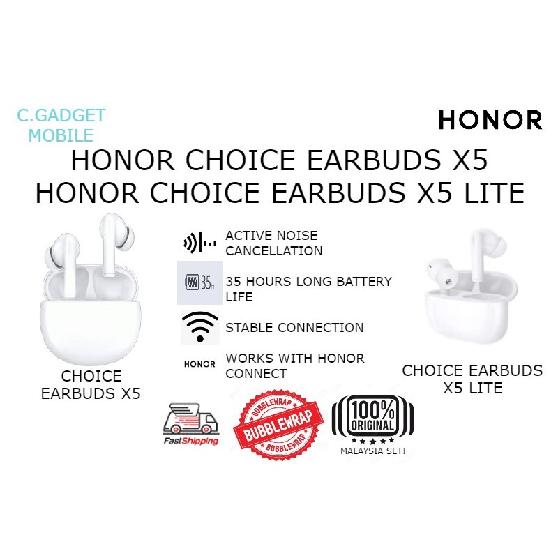 HONOR Choice Earbuds X5 Lite / HONOR Choice Earbuds X5 - Original HONOR ...