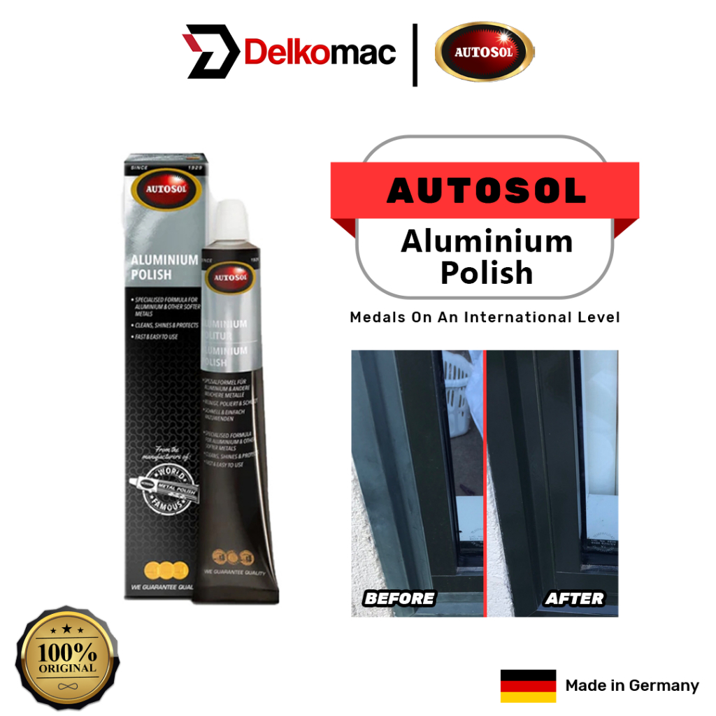 Autosol Aluminum Polish [MADE IN GERMANY] - Clean / Shines / Protects ...