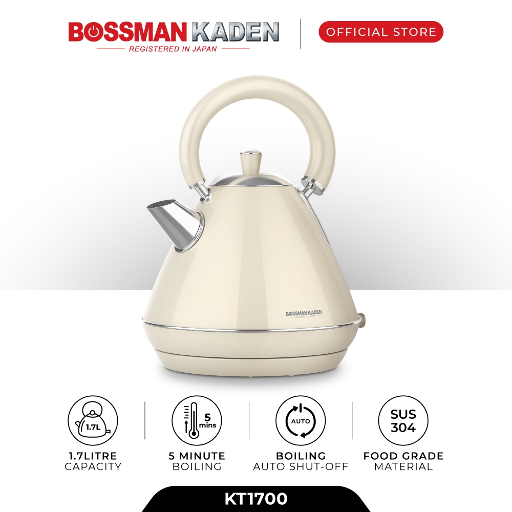 Bossman Kaden Electric Speedboil Kettle KT1700 | Shopee Malaysia