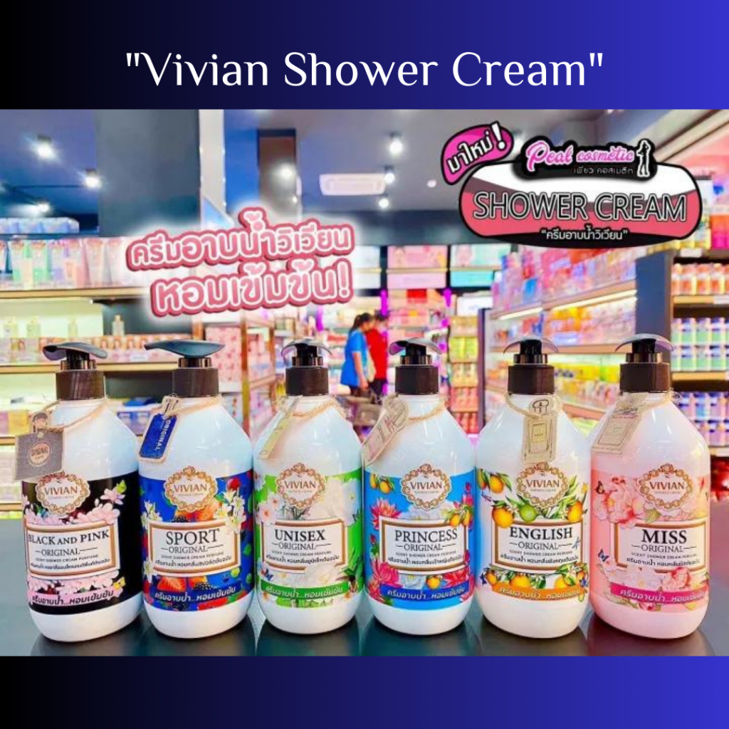 Vivian Shower Cream Scent Shower Cream Perfume 380ml | Shopee Malaysia