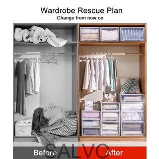 Organizer Home Stackable Clothes Organization IKEA Kotak Simpan Barang ...
