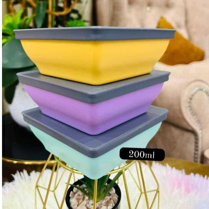 200ml Tupperware Limited Edition Zen Small Square (mini food container ...