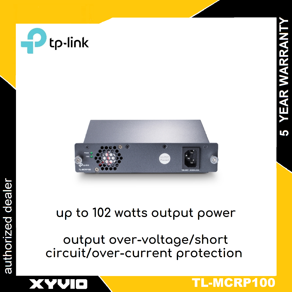 TP-LINK TL-MCRP100 100-240V Redundant Power Supply Module | Shopee Malaysia