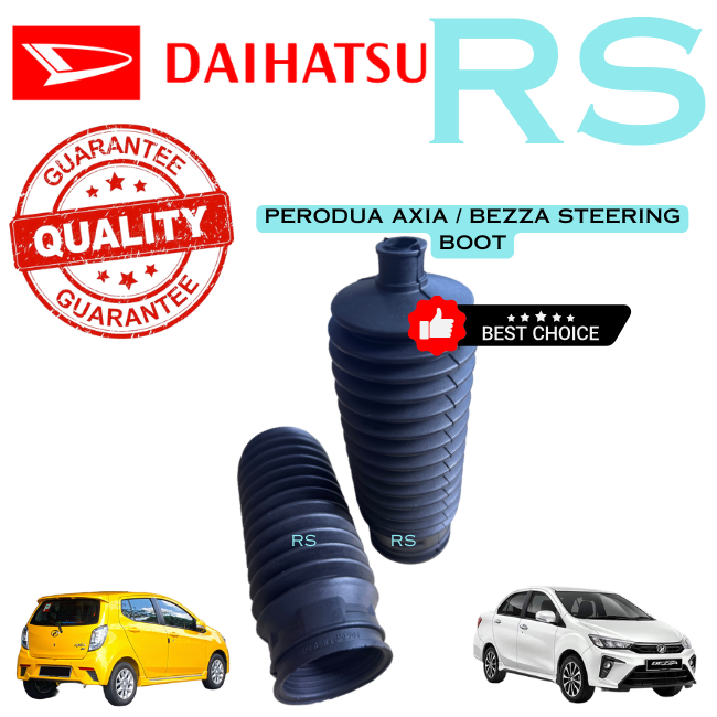 Perodua Axia 1.0, Bezza 1.0 1.3 [45535-87401] Steering Boot (1 Pair ...