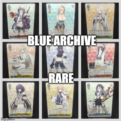WS Weiss Schwarz! Blue Archive Rare [BAV/W112] | Shopee Malaysia