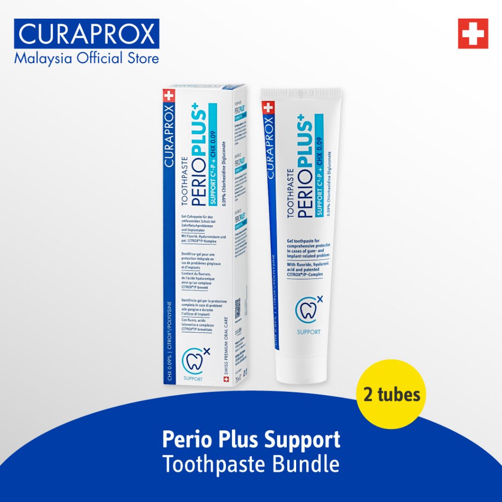 CURAPROX Perio Plus Support Toothpaste Bundle (2 tubes) - Made in Switzerland | Shopee Malaysia
