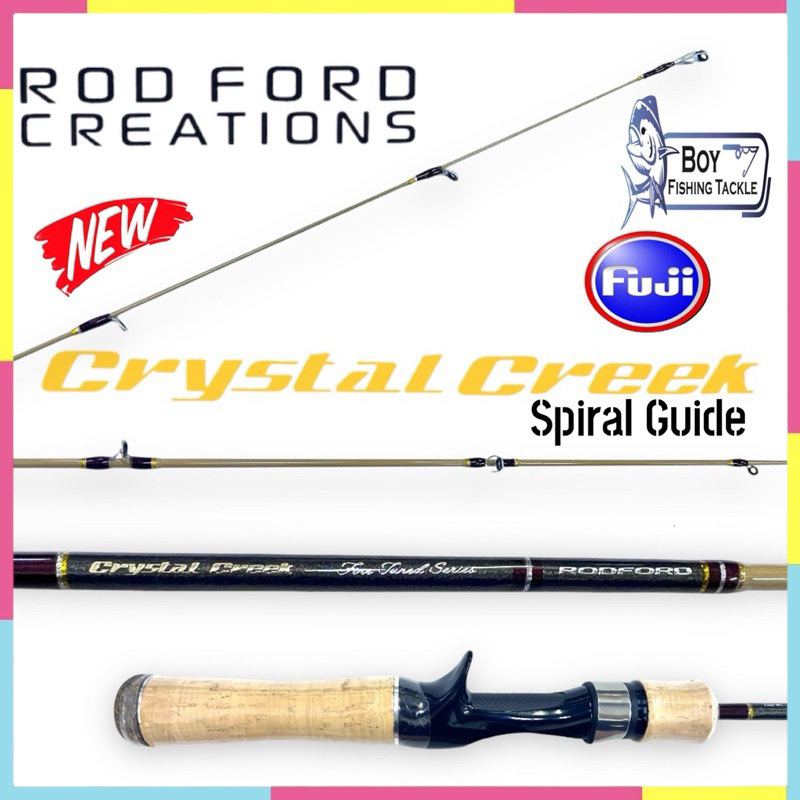 2024 NEW RODFORD CRYSTAL CREEK SINGLE HAND BAITCASTING SPINNING ROD ...