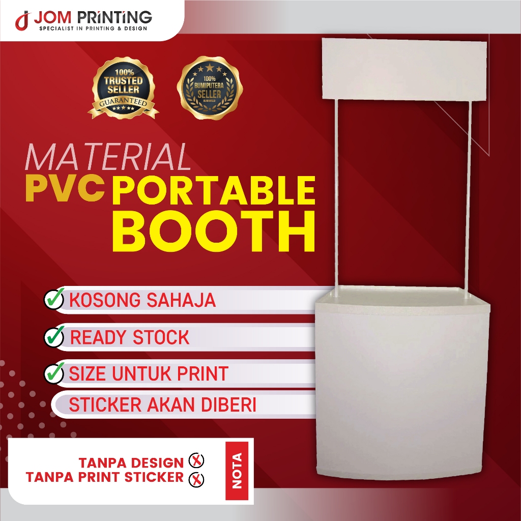 [ BUMIPUTRA SELLER ] PVC Portable Booth, Promotion Counter, Sampling ...