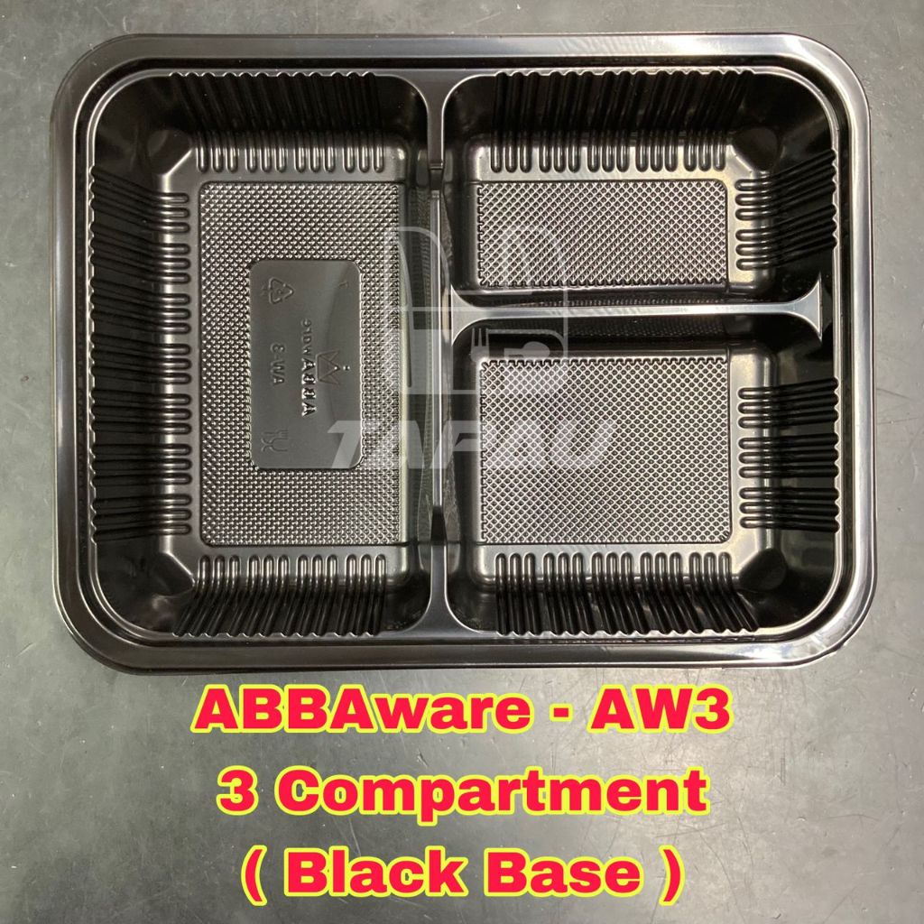 TAPAU BX 5/4/3/2/1 Compartment Lunch Box & Lid [50pcs±] Disposable Food ...