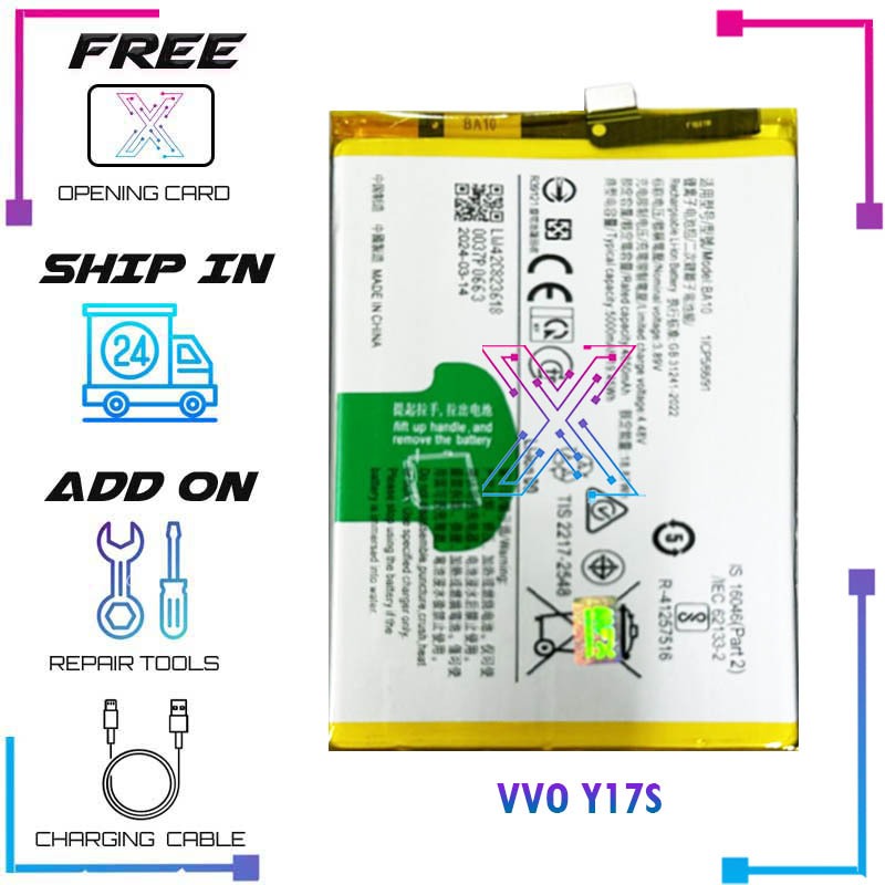 Battery BA10 Compatible For Vivo Y17S V2310 (4850 mAh) | Shopee Malaysia