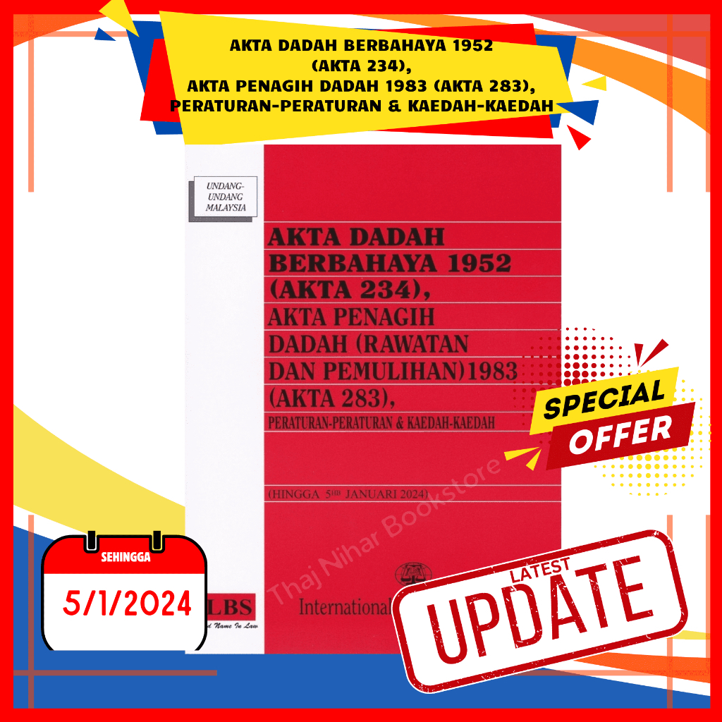 5hb Januari 2024 Terbaru! Akta Dadah Berbahaya 1952 (Akta 234), Akta ...