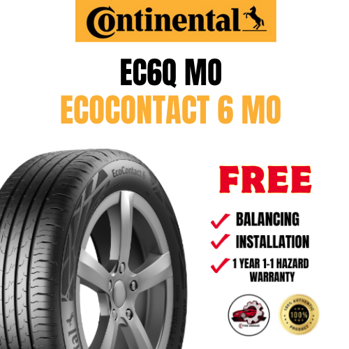 CONTINENTAL ECO CONTACT 6 MO (CONTI EC6 MO) | Shopee Malaysia
