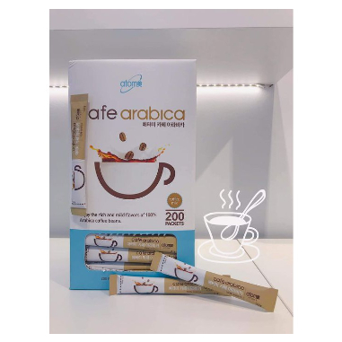Atomy Cafe Arabica Intant Coffee Mix 艾多美三合一即溶咖啡 (200stick/box) Halal ...
