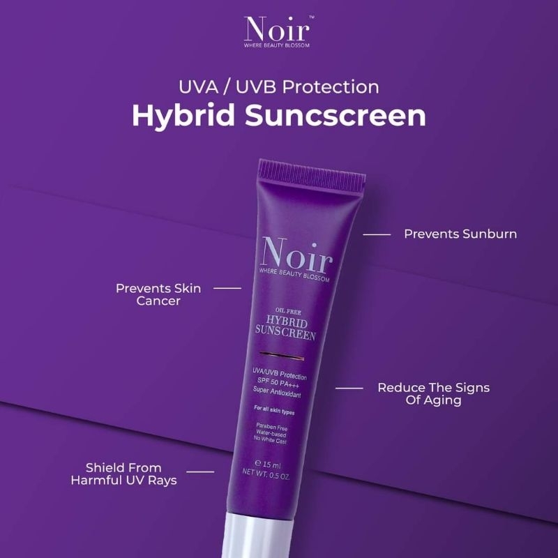 Hybrid Sunscreen Noir | Shopee Malaysia