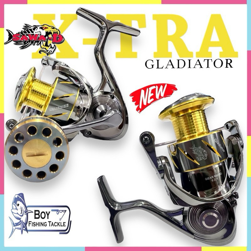 2024 SAWA-D X-TRA GLADIATOR SW SPINNING REEL SALTWATER REEL SAWAD XTRA ...