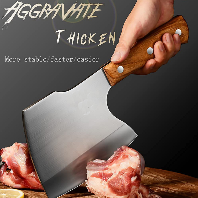 New Discount🔥Meat Cleaver Heavy Duty Axes Shape Super heavy Bone ...
