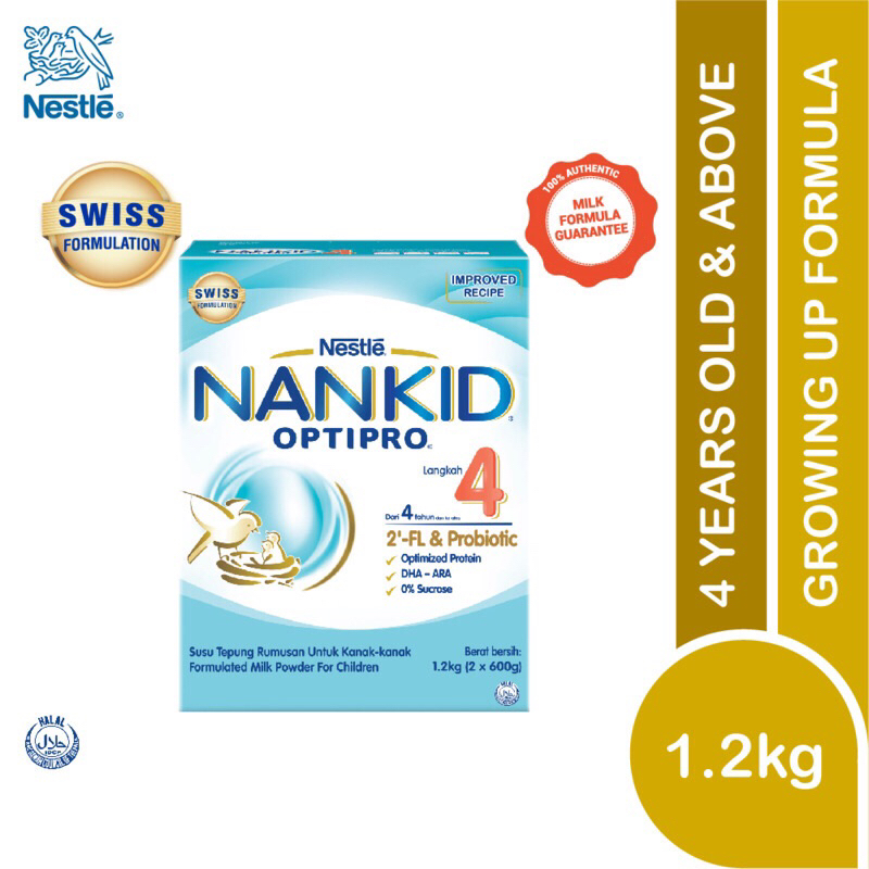 Nestle NanKid Optipro Step 4 | 1.2kg | Exp: 12/2024 | Shopee Malaysia