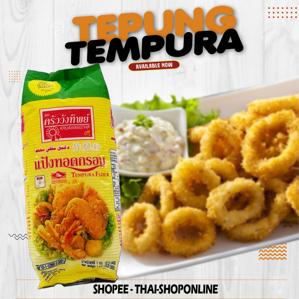 Tepung Tempura brand Kruwangtip Tempura Flour 1kg Tepung Goreng Ayam ...