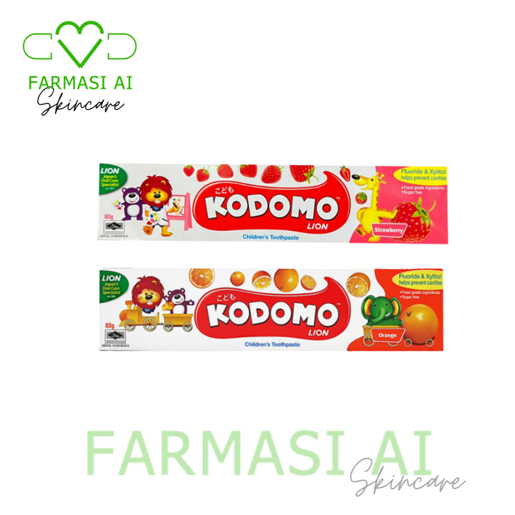 Kodomo Lion Children Toothpaste (Orange / Strawberry) 40g (Expiry Date ...