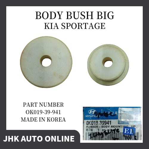 KIA SPORTAGE OLD MODEL BODY BUSH BIG/SMALL ORIGINAL HYUNDAI MADE IN ...