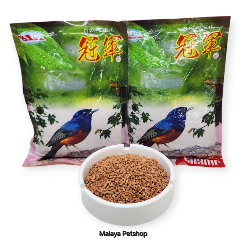 Dedak Champ (Dedak pellet champ)(Dedak Burung Murai Batu /Murai Kampung ...