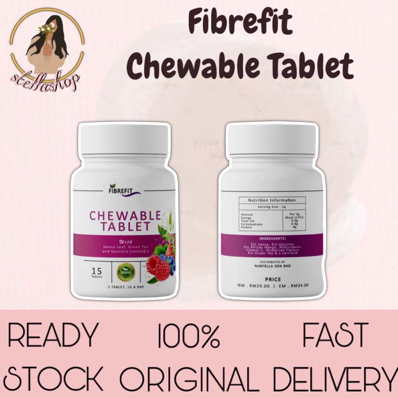 FIBREFIT CHEWABLE TABLET KURUS TANPA DIET READYSTOCK | Shopee Malaysia