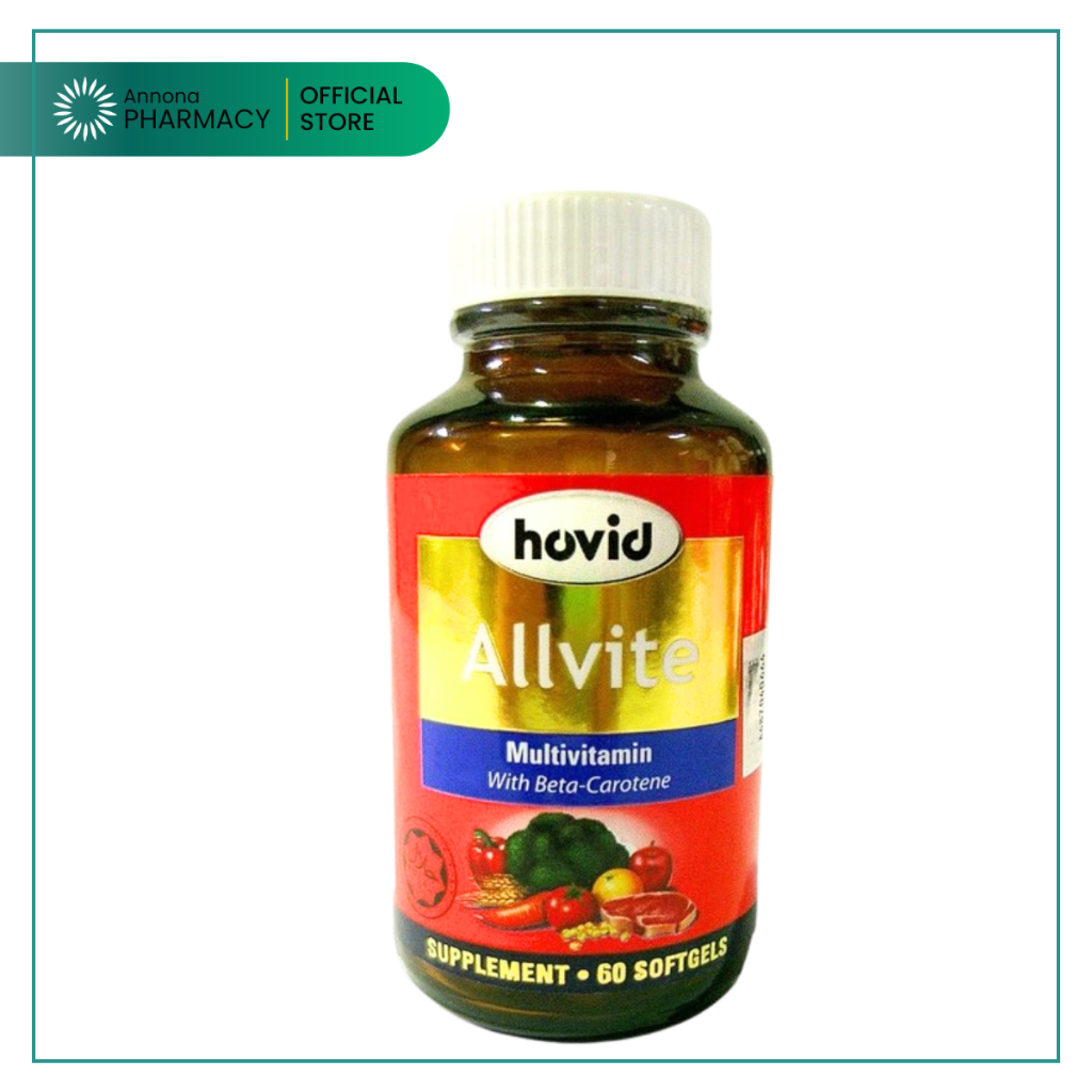 HOVID Allvite Multivitamin With Beta-Carotene 60's | Shopee Malaysia